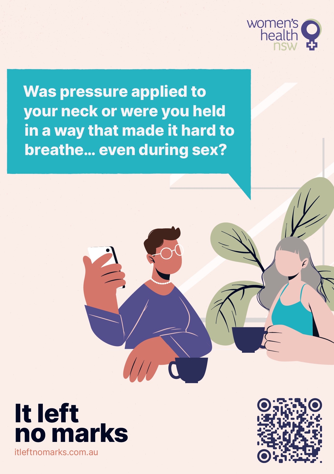 It Left No Marks postcard, poster and wallet card - It Left No Marks